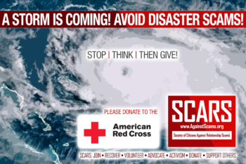 SCARS™ Guide: Natural Disaster Frauds & Scams