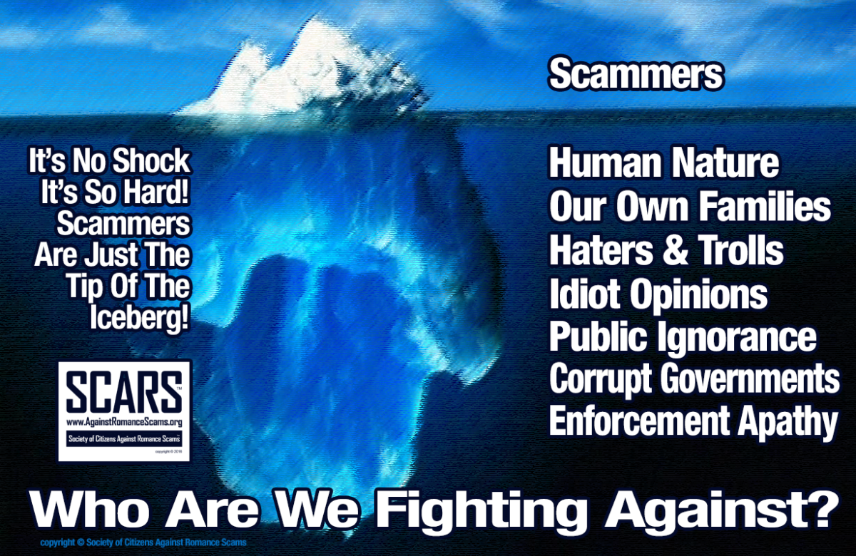 Who Are We Fighting? - SCARS™ Anti-Scam Poster