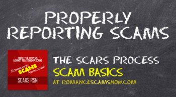 SCARS™ Scam Basics: The Proper Scam Reporting Process [Infographics]