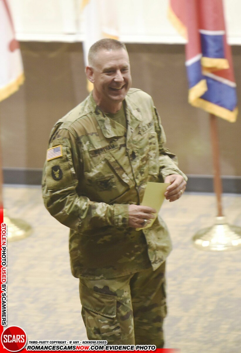 Sargent Major Douglas Wortham Is Another Stolen Identity Used To Scam Women