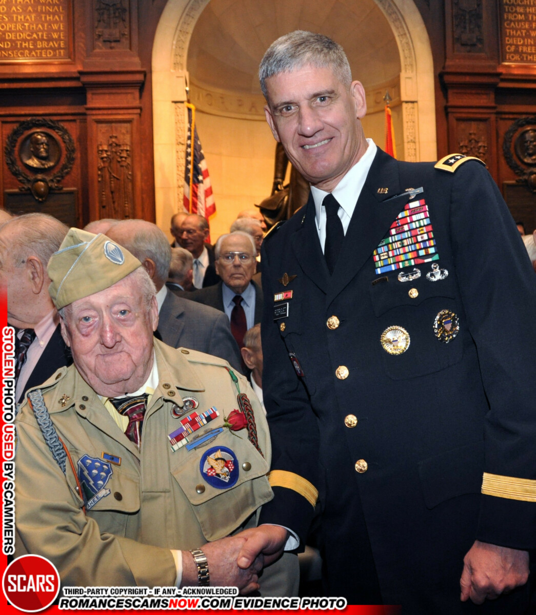 General David M. Rodriguez - Another Stolen Identity Used To Scam Women