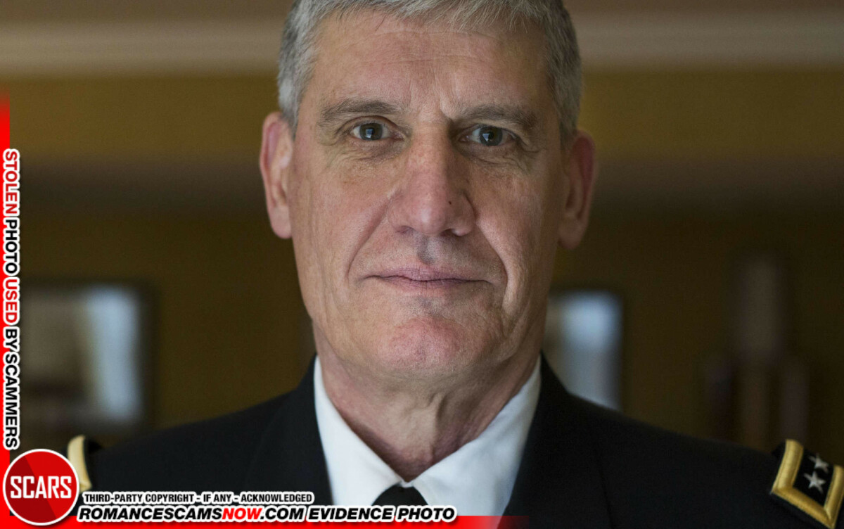 General David M. Rodriguez - Another Stolen Identity Used To Scam Women